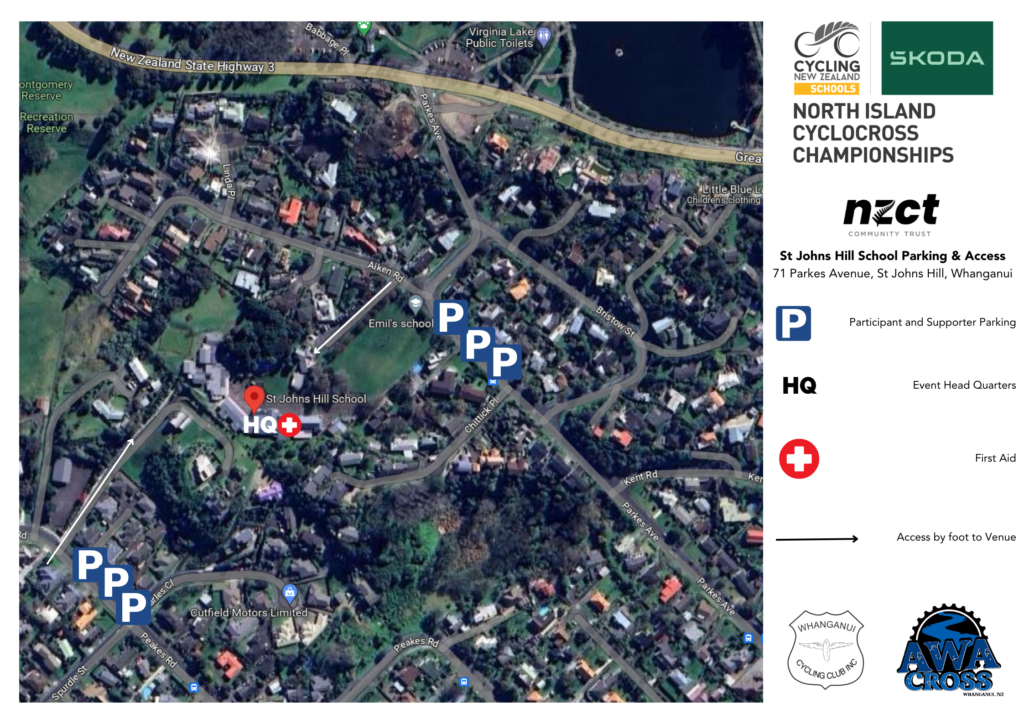 Venue Map - Wanganui Cycling Club